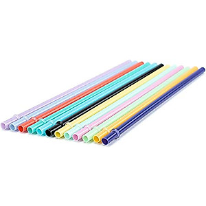 Tumblers with Lids (12 pack) 16oz Colored Acrylic Cups with Lids and Straws | Double Wall Matte Plastic Bulk Tumblers With FREE Straw Cleaner! Vinyl Customizable DIY Gifts (Assorted)