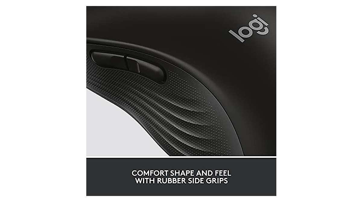 Logitech Signature M650 L Full Size Wireless Mouse - For Large Sized ...