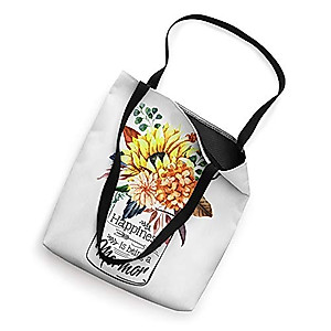 Womens Happiness is Being a MORMOR Cute Flowers Gifts Tote Bag