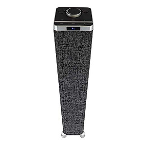 Rockville ONE-Tower All-in-One Tower Bluetooth Speaker System+HDMI/Optical/RCA, Black