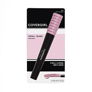 COVERGIRL Total Tease Full + Long + Refined Mascara, Very Black, .21 oz (6.5 ml) (Packaging may vary)
