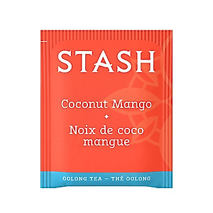 Stash Tea Coconut Mango Oolong Tea, Box of 100 Tea Bags