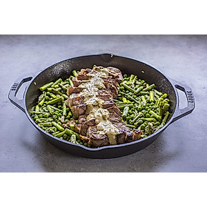 Lodge 17-Inch Cast Iron Skillet + 12-Inch Cast Iron Skillet