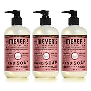 Mrs. Meyer's Clean Day Liquid Hand Soap, Rosemary Scent, 12.5 OZ (Pack of 3)