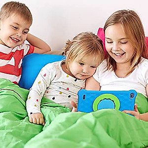 ANXONIT Kids Tablet, 7 inch WiFi Android 11 Tablet for Kid, Full HD 1920x1200 IPS Screen, 2GB RAM 32GB ROM,Kidoz Game Education Apps (Blue)