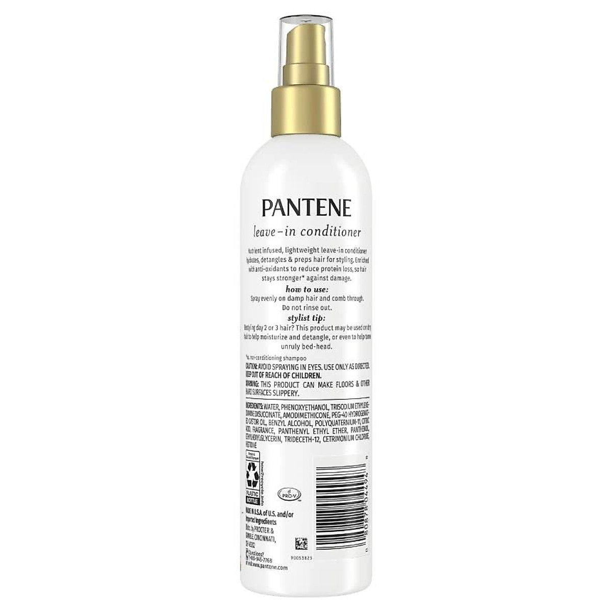 Pantene Pro-V Medium Thick Hair Solutions, Silkening Detangler, 8.5 Ounce (Pack of 2)