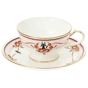 Noritake Majo Kiki's delivery Service Tea Coffee Cup Plate (Pink) MJ97221/H-612L