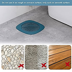 HOWOON Hair Catcher 2 Pack, Hair Catcher Shower Drain, Silicone Drain Catcher, Easy to Install Suitable for Kitchen, Sink, Bathroom, Tub