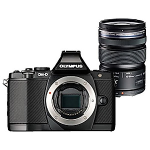 Olympus OM-D E-M5 16MP Live MOS Interchangeable Lens Camera with 3.0-Inch Tilting OLED Touchscreen and 12-50mm Lens (Silver) - International Version (No Warranty)