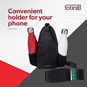 Trifecta Mobile Packer | Crossbody Sling Bag with Phone Holder, Water Bottle Holders and RFID Protection