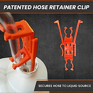 GasTapper Deluxe Siphon Pump for Gas, Diesel & Water - 8' Hose, 4 Gls/Min