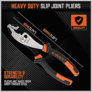 HORUSDY 8-Inch Slip Joint Pliers