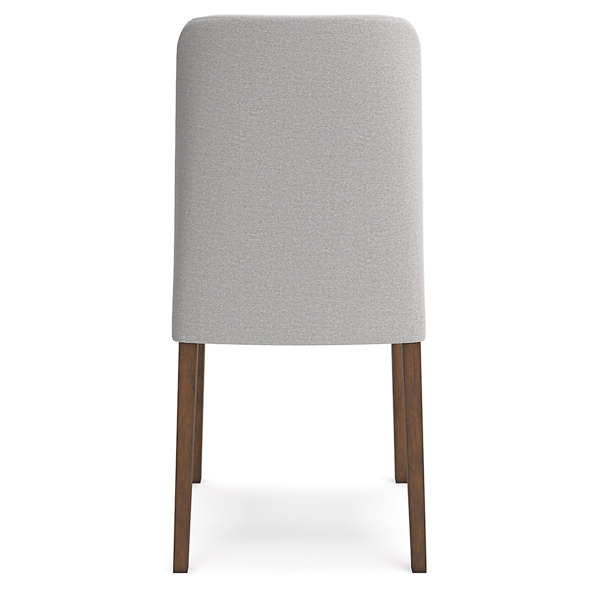 Signature Design by Ashley Lyncott Contemporary Dining Room Upholstered Side Chair with Foam Cushion, Set of 2, Cream & Brown