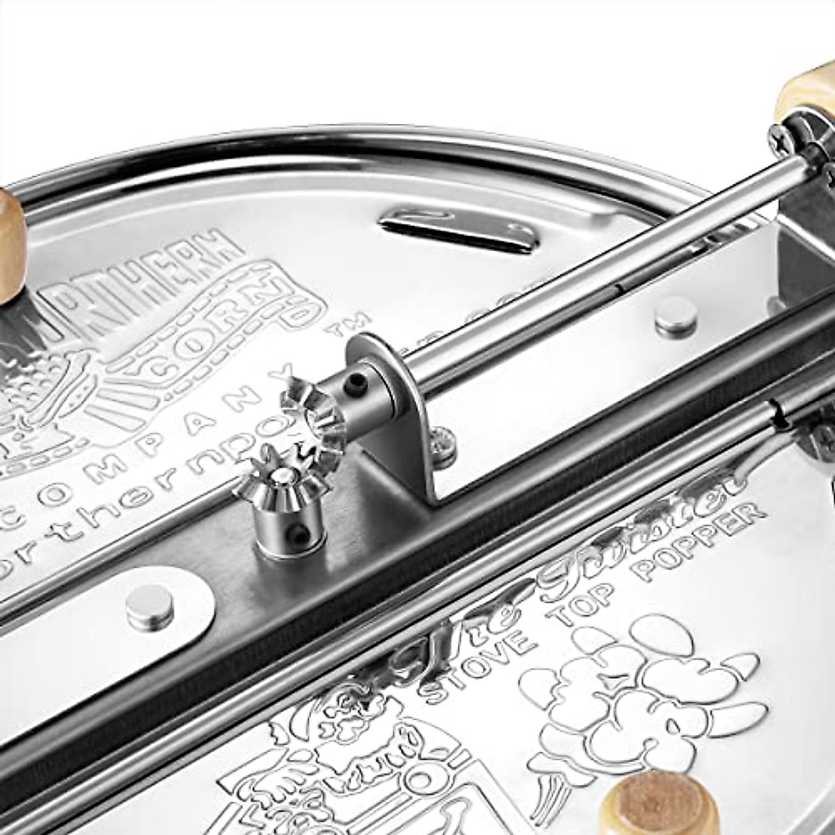 6251 Original Stainless Steel Stovetop Popcorn Popper - 6.5-Quart - by Great Northern Popcorn,Silver,130857PCV