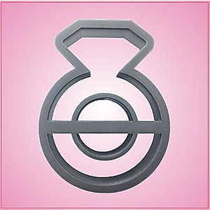 Detailed Diamond Ring Cookie Cutter