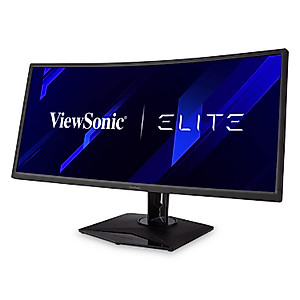 ViewSonic XG350R-C 35 Inch UltraWide 21:9 Curved 1440p 100Hz RGB Gaming Monitor with FreeSync HDR10 and Advanced Ergonomics for Esports