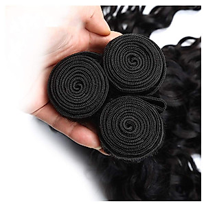 24 Inch Water Wave Single Bundle Human Hair Brazilian Virgin Hair 1 Bundle Water Wave Human Hair Single Bundles Brazilian Virgin Curly Bundle Weave Hair Human Bundles