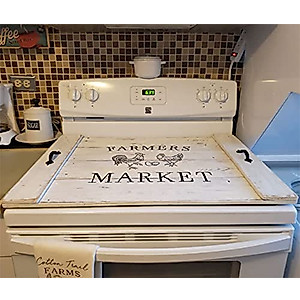 Custom Farmhouse Noodle Board Stove Cover or Sink Cover or Serving Tray for Moms Christmas Gift