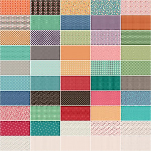 Lori Holt Bee Dots 50 Fat Quarters Riley Blake Designs FQ-14160-50