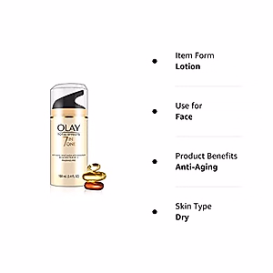 Olay Total Effects 7-in-1 Anti Aging Fragrance Free SPF-15 Large Size 3.4 fl oz! NEW FORMULA!