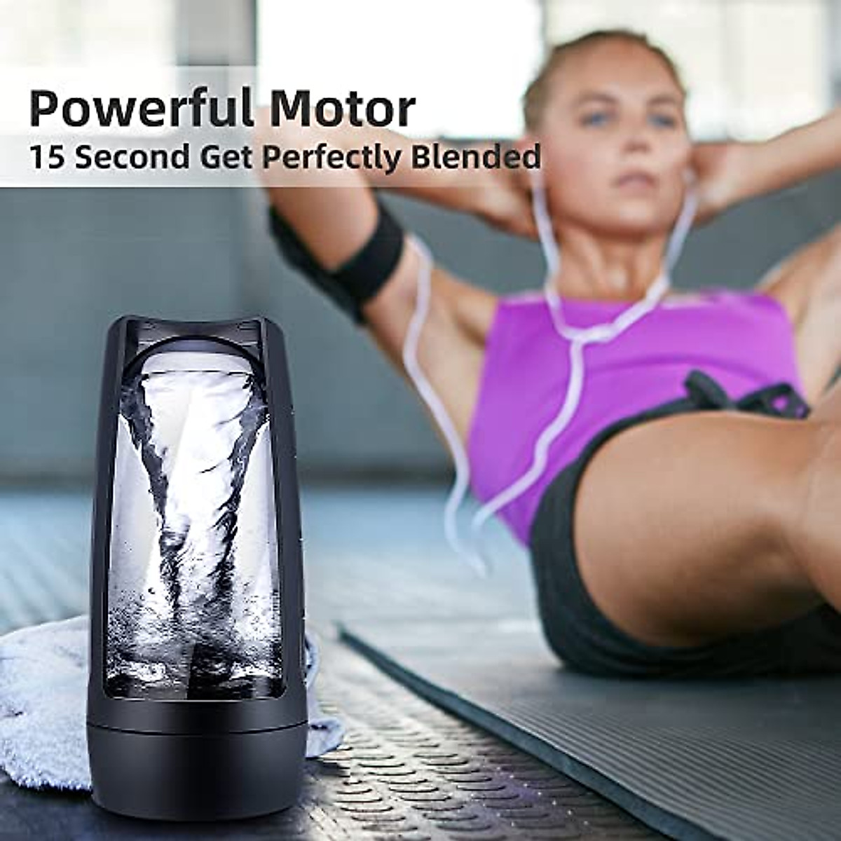 LeadNear Electric Shaker Bottle,Gifts for Men Dad Husband, Made With Tritan - BPA Free Shaker Bottles For Protein Mixes - Upgrade 22OZ Electric Mixer Cups For Protein Powder, Shakes, Coffee, Cocktail