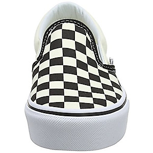 Vans Men's Low-Top Slip On Trainers, Black and White Checker W, 9