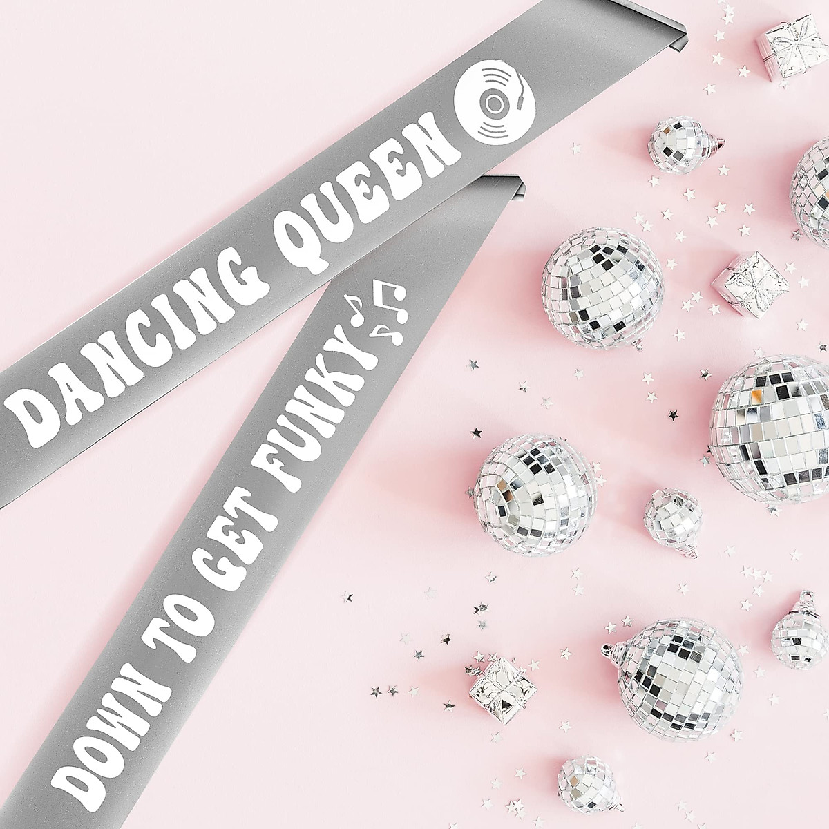 Last Disco Bachelorette Party Sashes I Includes Disco Bride Sash and 6 Disco Bachelorette Sashes I for Groovy Bachelorette or 70s Bachelorette Party I Bachelorette Sash Bride to Be