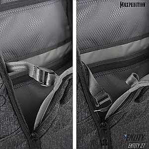 Maxpedition Entity 27 CCW-Enabled Laptop Backpack 27L (Charcoal)