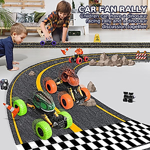 Dinosaur Toys for Kids 3-5 Toys for 3 Year Old Boys - 4 Drive Toys for 5 Year Old Boys Cars for Kids Toys for 4 Year Old Boys Gifts for 2 3 4 5 6 Year Old Boys Toys Birthday Gift