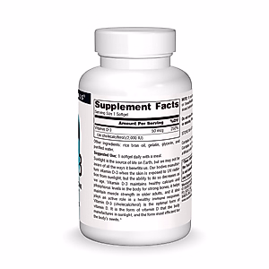 Source Naturals Vitamin D-3 2000 iu Supports Bone & Immune Health - 200 Softgels