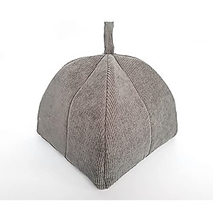 WOWOWMEOW Guinea Pig Tent Bed Cozy Cave Hideout Small Animal House for Rat Chinchilla Ferret Hedgehog (Dark Grey)