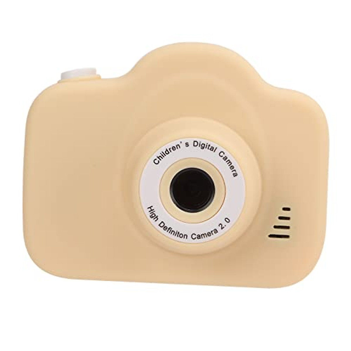 Kids Photo Video Camera, 2MP Kids Digital Camera High Definition 2 Inch Screen for Kids for Gifts(Beige)