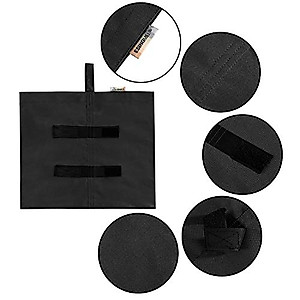 ESINGMILL Canopy Weight Bags for Pop up Tent, 4pcs/Pack Leg Weights Sand Bags for Instant Outdoor Sun Shelter Canopy Legs, Heavy Duty Stability Sandbag Weighted Feet Bag