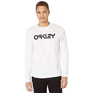 Oakley mens Mark Ii L/S Tee T Shirt, White/Black, Large US