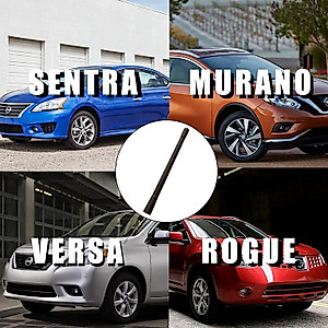 Unikpas Car Antenna compatible for Nissan Versa 2007-16 Sentra 2007-13 Murano 2003-17 Rogue 2008-16 Altima 2006-11 Car Roof Replace Radio 7 inch Antenna Mast 28215-8H700