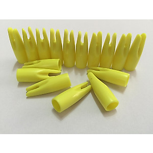 JIEXI HWYP Plastic Carbon Arrow Nocks for OD 6.9mm Arrow Shafts Pack of 50