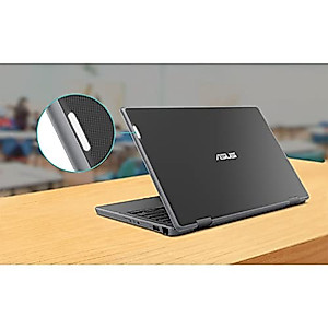 ASUS Student Laptop, 12 inch IPS Anti-Glare Eye-Care HD Display, Intel Celeron N4500, Military-Grade Durability, Wi-Fi 6, Ethernet Port, Long Battery Life, Windows 10 Pro (4GB RAM | 128GB SSD)