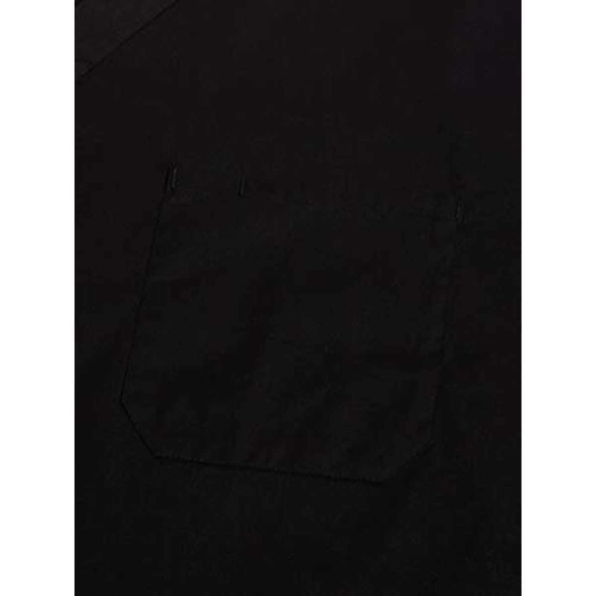 Dickies Men's Signature V-Neck Scrubs Shirt, Black, Large