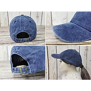 Enodtter First Mate Hat for Men Women, Boating Navy Gift, Embroidered Washed Blue Denim Dad Hat, Adjustable Embroidery Trucker Hats