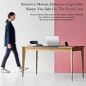 WOONZER Hidden Camera,Spy Camera HD 1080P WiFi Alarm Clock Camera with Night Vision/Motion Detection/Loop Recording Wireless Security Camera,Monitor Video Recorder Nanny Cam