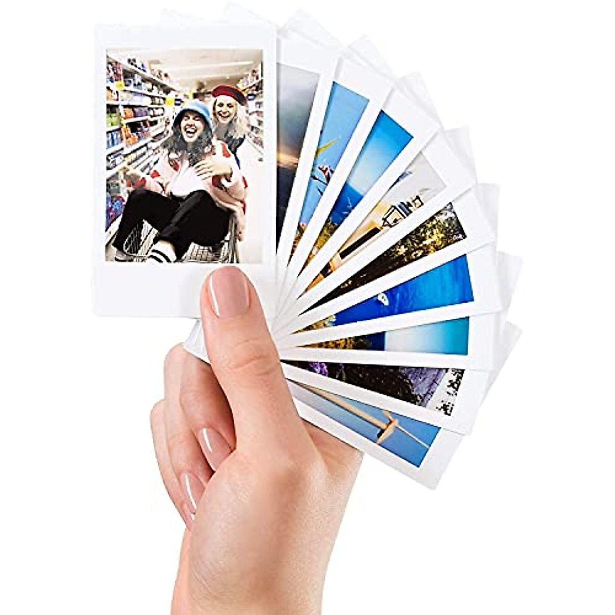 Fujifilm Instax Mini Instant Film,10 Sheets×5 Pack(Total 50 Shoots) + 3 Photo Magnet Frames [Bulk Packaging] International Version