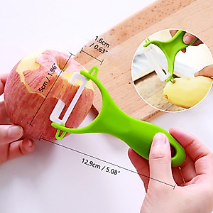 Montessori Kitchen Tools for Toddlers, Kids Knife Set for Real Cooking,Serrated Edges Plastic Knives,Peeler, Crinkle Cutter,Toddler Chef Knife Set(6 Pcs)