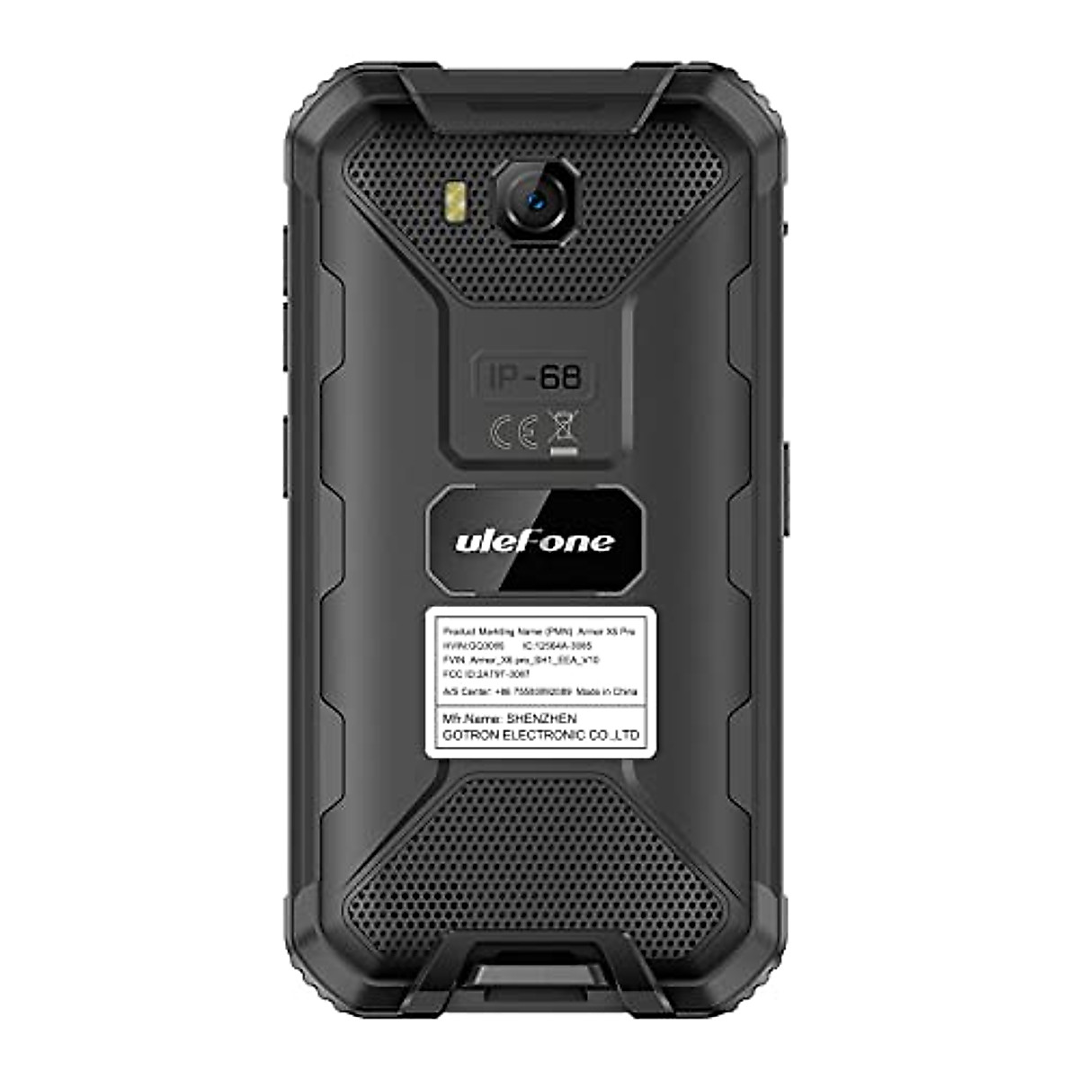 Ulefone Lasted Android 12 Unlocked Rugged Phone, Armor X6 Pro (2022 New) Rugged Smartphone, 8GB + 32GB, 128GB Extension 4000mAh, 5.0 inch, 13MP + 5MP, IP68 Waterproof Cell Phone, 4G Dual SIM- Black