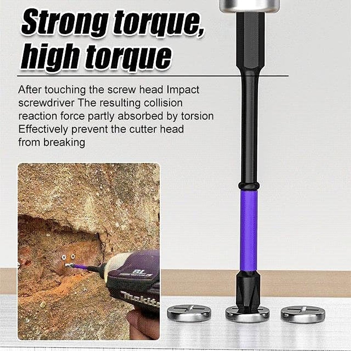 Upgraded High Hardness and Strong Magnetic Bit, 2024 New D1 Anti-Slip and Shock-Proof Bits With Phillips Screwdriver Bits, Strong Magnetic Screwdriver Bit