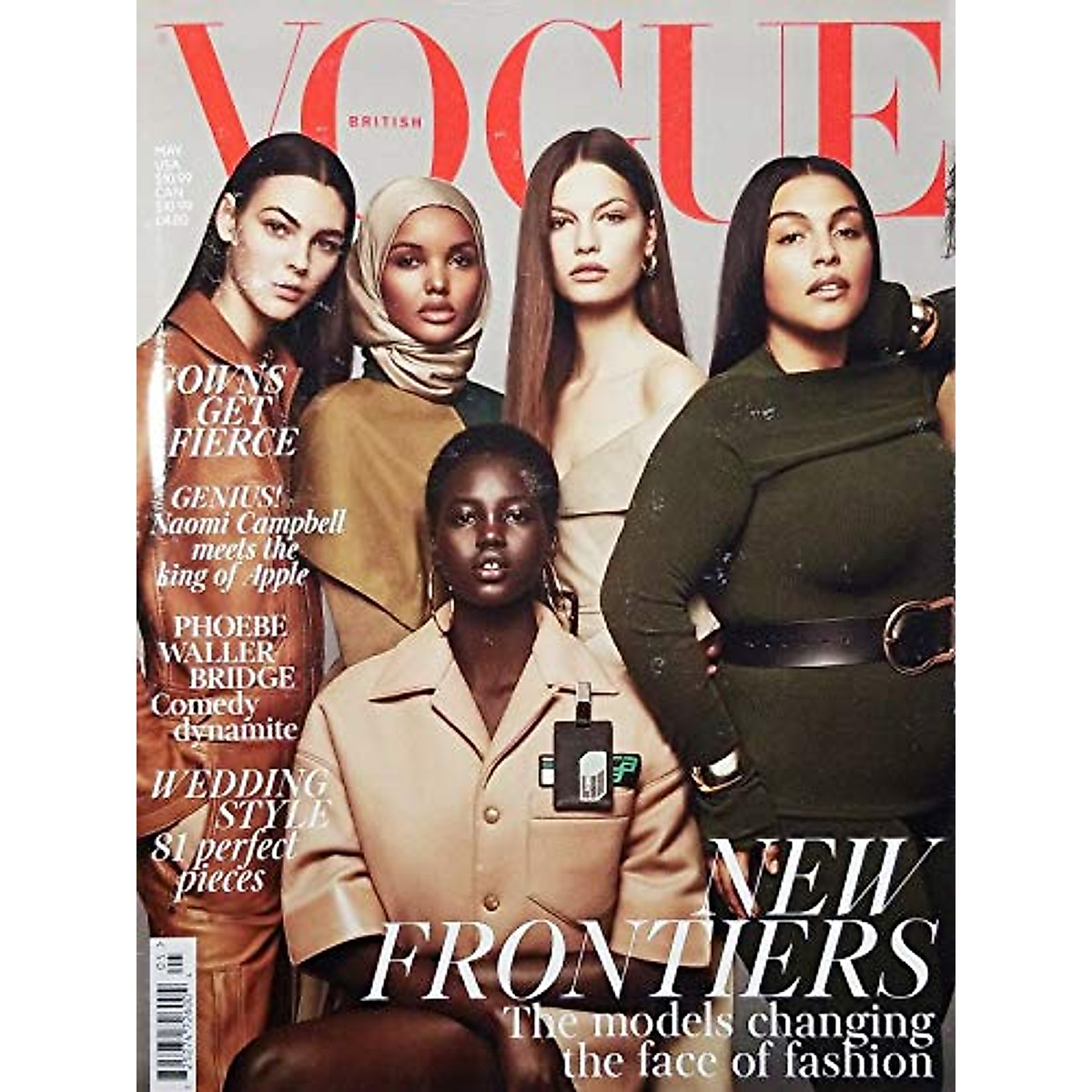 VOGUE BRITISH MAGAZINE, MAY 2018 NEW FRONTIERS (THE MODELS CHANGING.)^