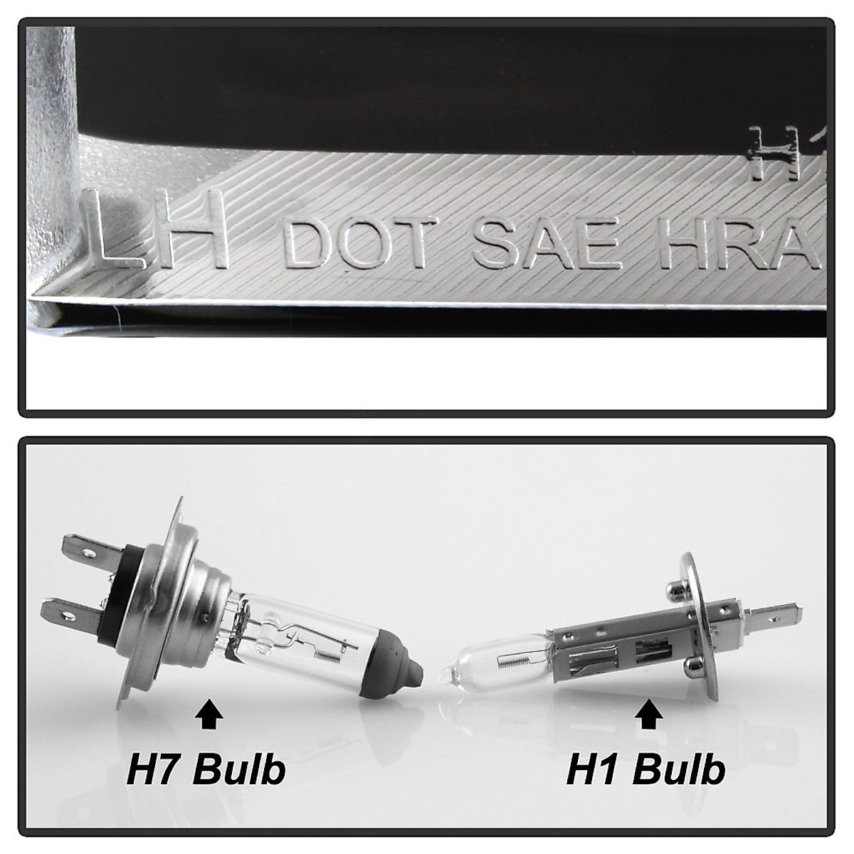 ACANII - For 2011-2016 Ford F250 F350 SuperDuty Black LED Tube Projector Headlights Headlamps Replacement Set Left+Right