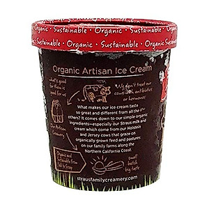 Straus Family Creamery, Organic Dutch Chocolate Ice Cream, 1 16 oz (Frozen)