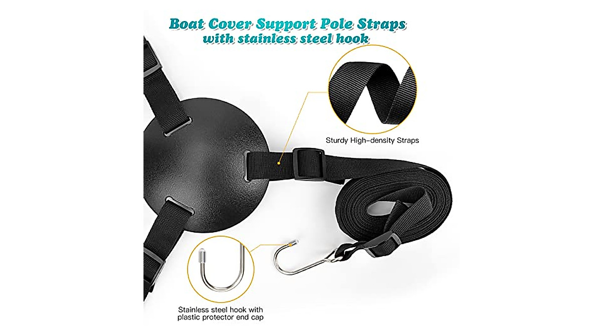 Fuprosico Adjustable Pontoon Boat Cover Support System - 2 Pack