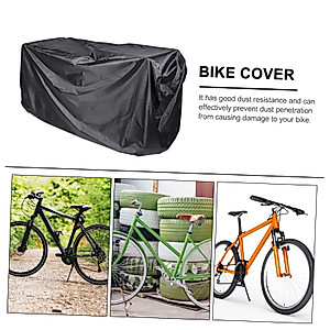 CLISPEED 3pcs Bicycle Cover Mountain Bike Bikes Bike Cover for Transport on Rack Cycling Protector Cycling Cover Outside Bike Cover Push Bike Covers 210d Motorcycle Oxford Cloth Scooter