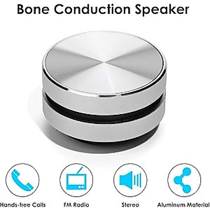 Inossa Conduction Speaker, Turn Any Surface into a Speaker, Anything Multifunctional Portable Bluetooth Wireless Mini Speaker Music Player